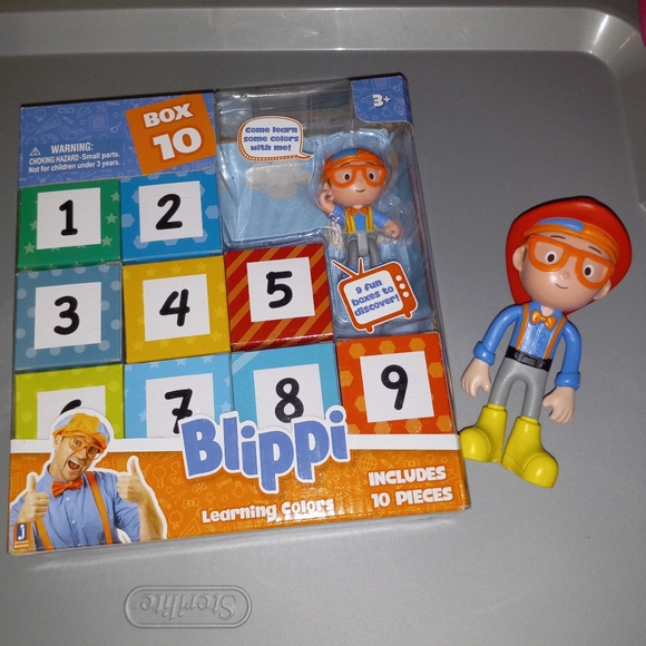 Jazwares | Toys | Blippi Surprise Boxes Learning Numbers 5 Fireman ...